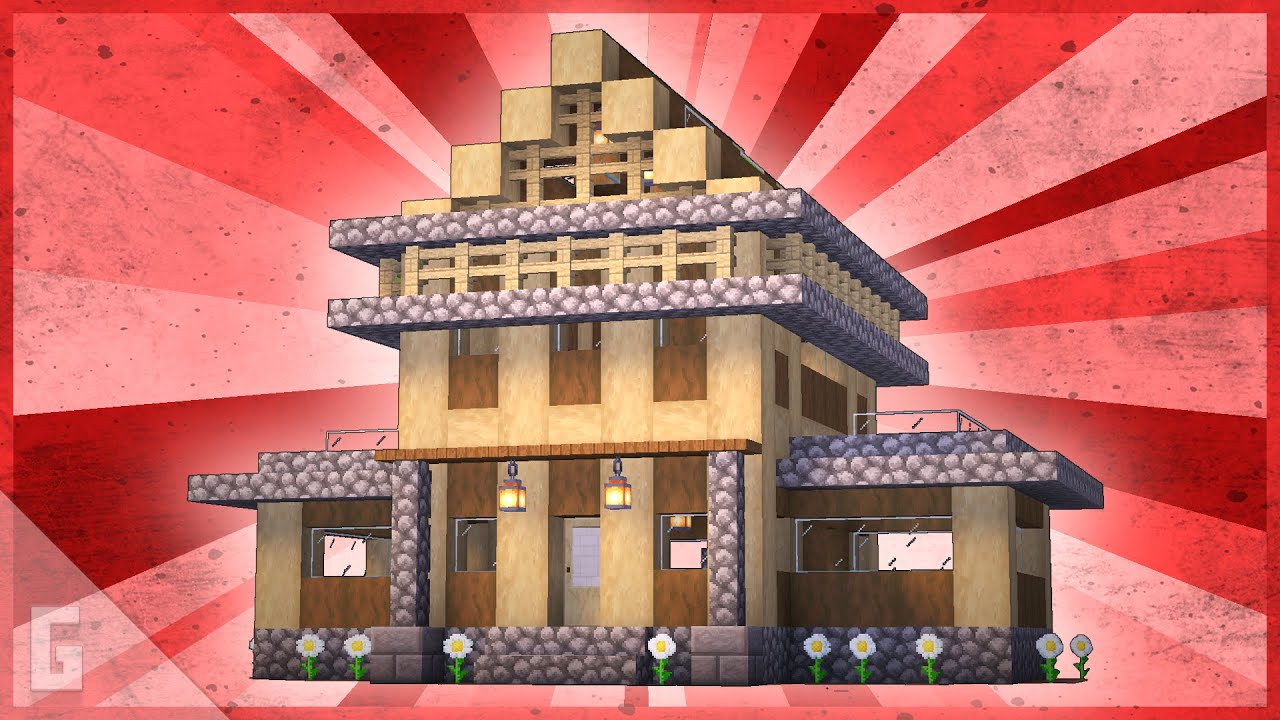 Wooden Modern Minecraft House Tutorial (#63) - YouTube