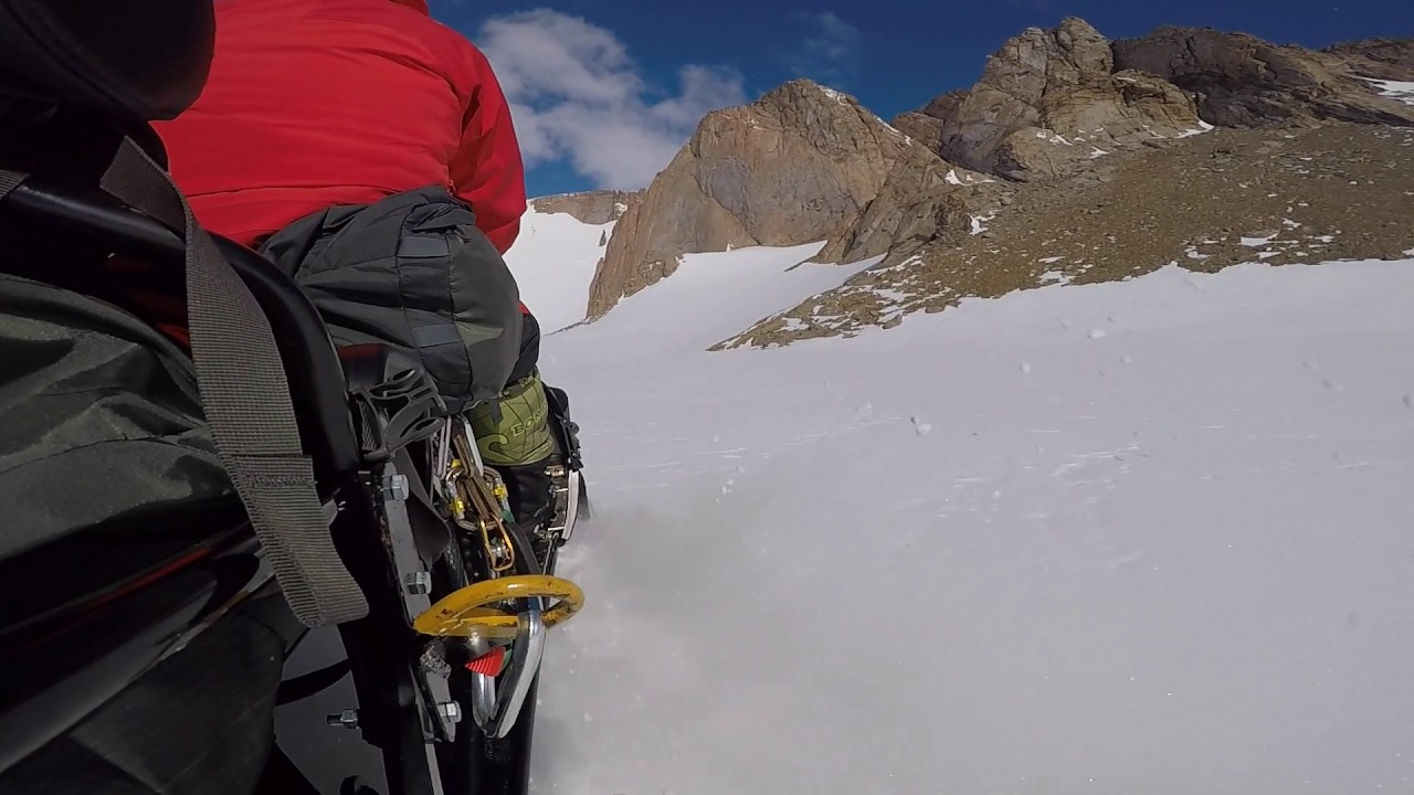 Snowmobiles in Antarctica - YouTube