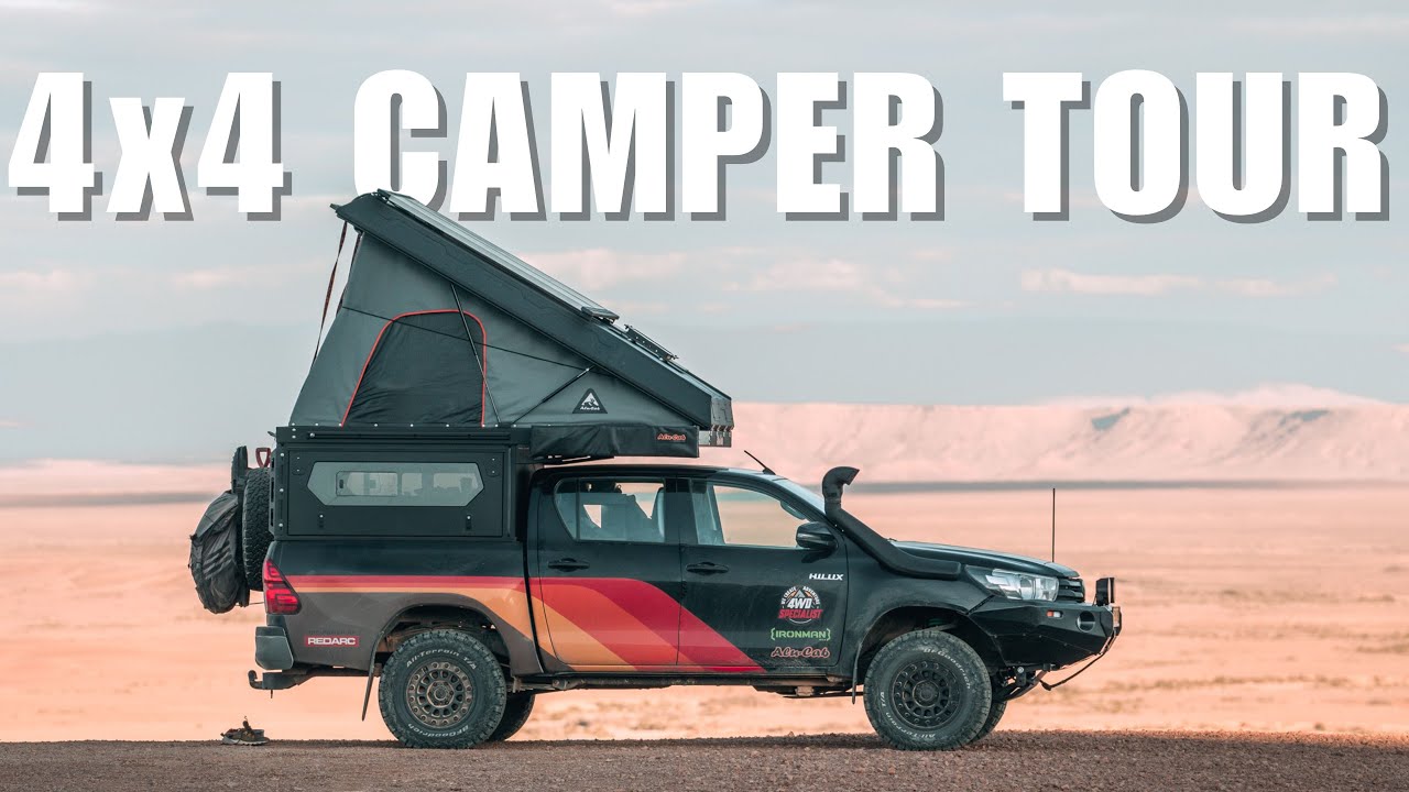 Toyota Hilux Overlanding Camper WALK AROUND | Full Tour - YouTube