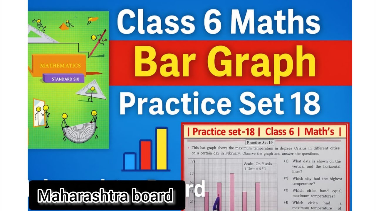 Class 6 Maths | Maharashtra Board | Chapter 6 Bar Graph | Practice Set ...
