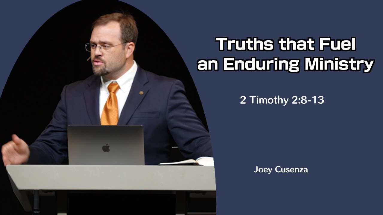 Joey Cusenza | GraceLife Fellowship | Truths that Fuel an Enduring ...