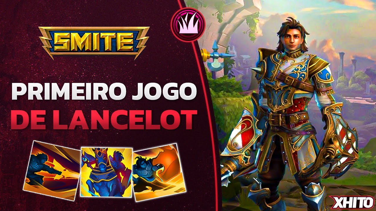 PRIMEIRA PARTIDA JOGANDO DE LANCELOT! LANCELOT JUNGLER - ⚡ Smite BR ...