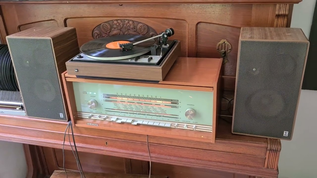 Loewe Opta Stereo-Luxus-Steuergerät LO 50 Phono Röhrenradio tuberadio ...
