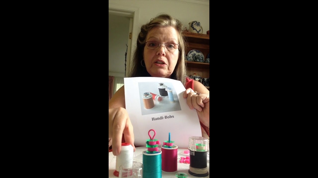 Keeping Bobbins and Thread Spools Together and Untangled! - YouTube