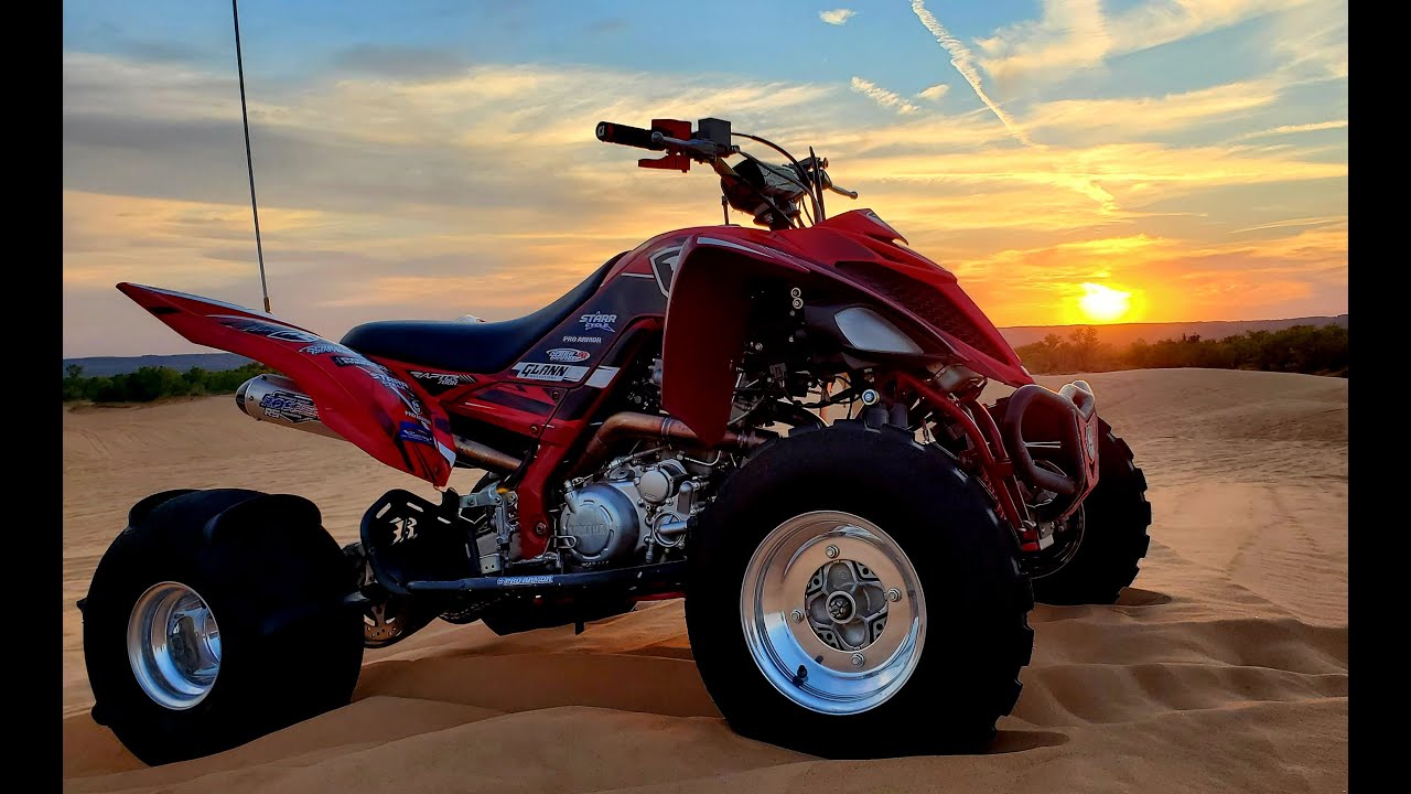 Amazing Sunset Dune Ride Pete Hager's Built Raptor 700 #savesportsquads ...