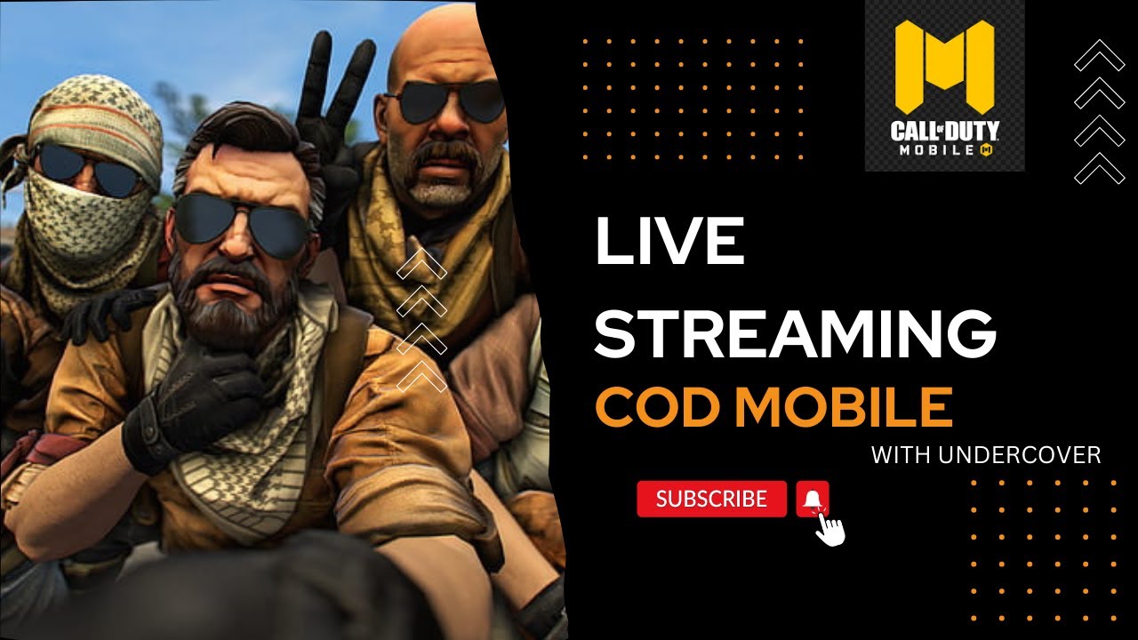 LIVE: Cod Mobile Domination with UNDERCOVER | Undercover Playzone #codmlive - YouTube