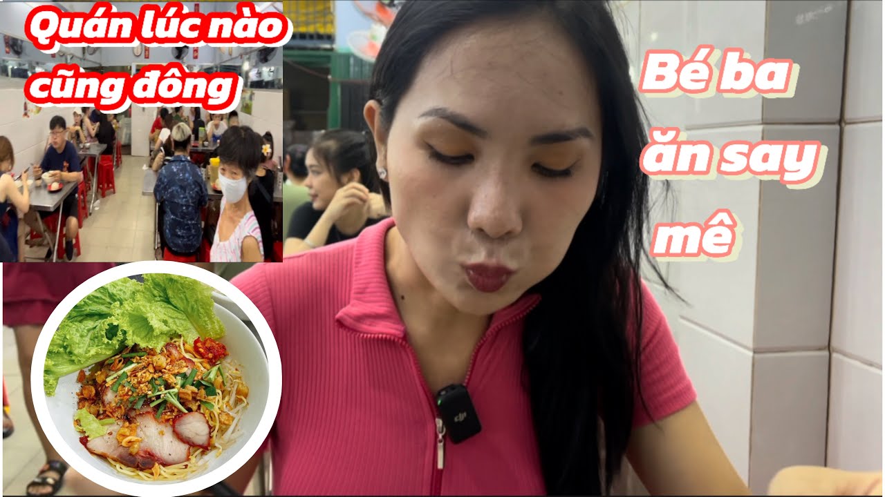 🔴🔴Một quán mỳ vẫn còn giữ cách chế biến truyền thống đúng chuẩn mỳ người Hoa-Bé ba bánh rán vlog ...