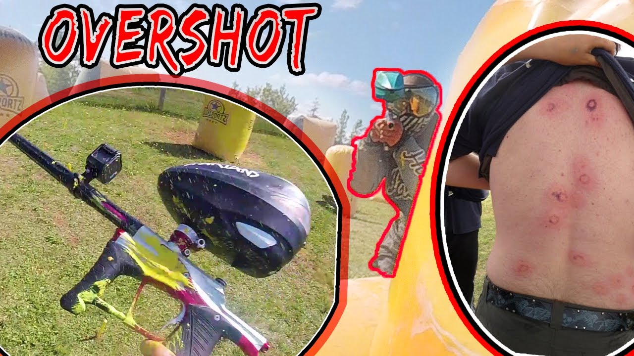 Rivals Overshoot Again! // Crazy Paintball Beating - YouTube