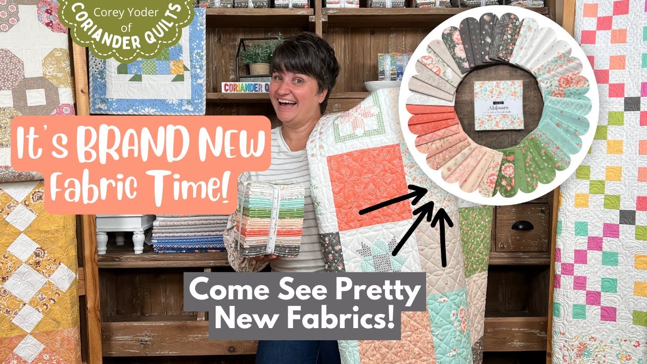 Abloom Fabric PREVIEW | Moda Fabrics - YouTube