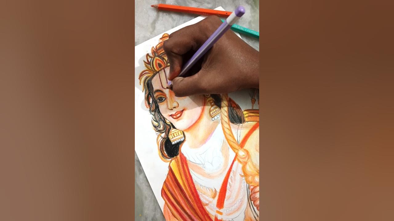 Part 4 Ram Ji Tilak Drawing 💥♥️ Sitaram Arts Shorts Youtube