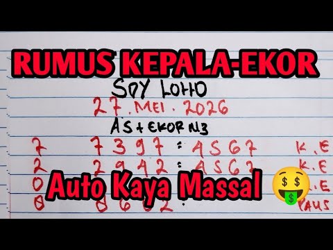 PREDIKSI SYDNEY LOTTO HARI INI 27 MEI 2026 | RUMUS SYDNEY HARI INI | BOCORAN SYDNEY LOTTO