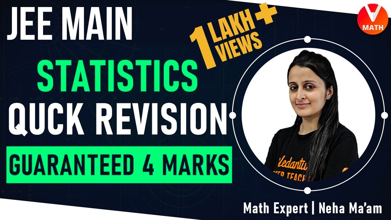 4 Marks Guaranteed | Statistics JEE Mains | Quick Revision | JEE Maths ...