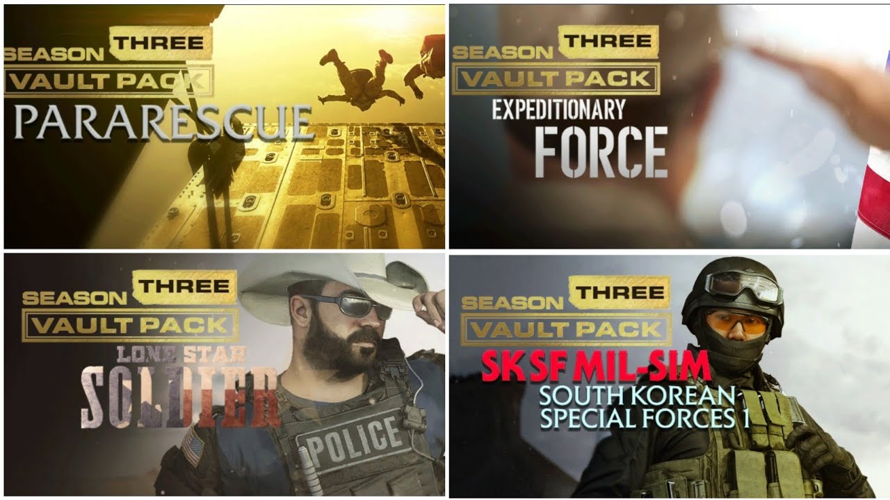 Modern Warfare Season 3 Vault Packs Call of Duty - YouTube