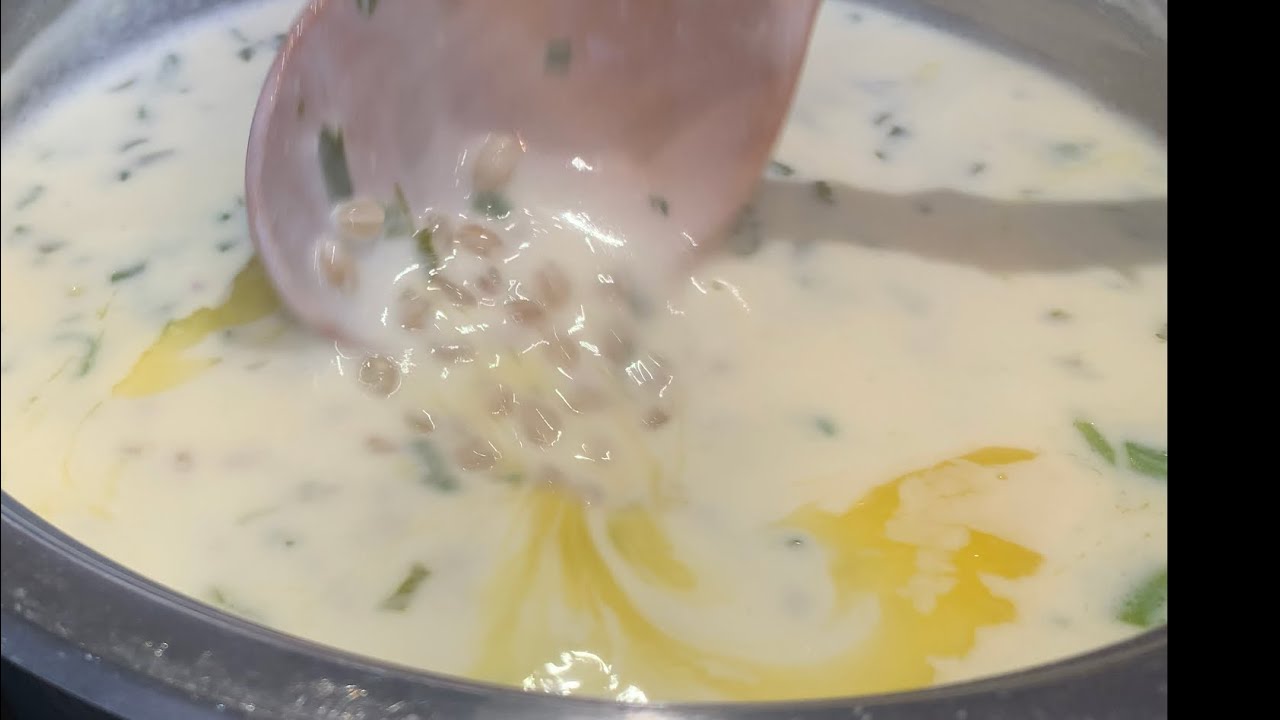 Танов Апур - супа от кисело мляко- Armenian Soup Spas - YouTube