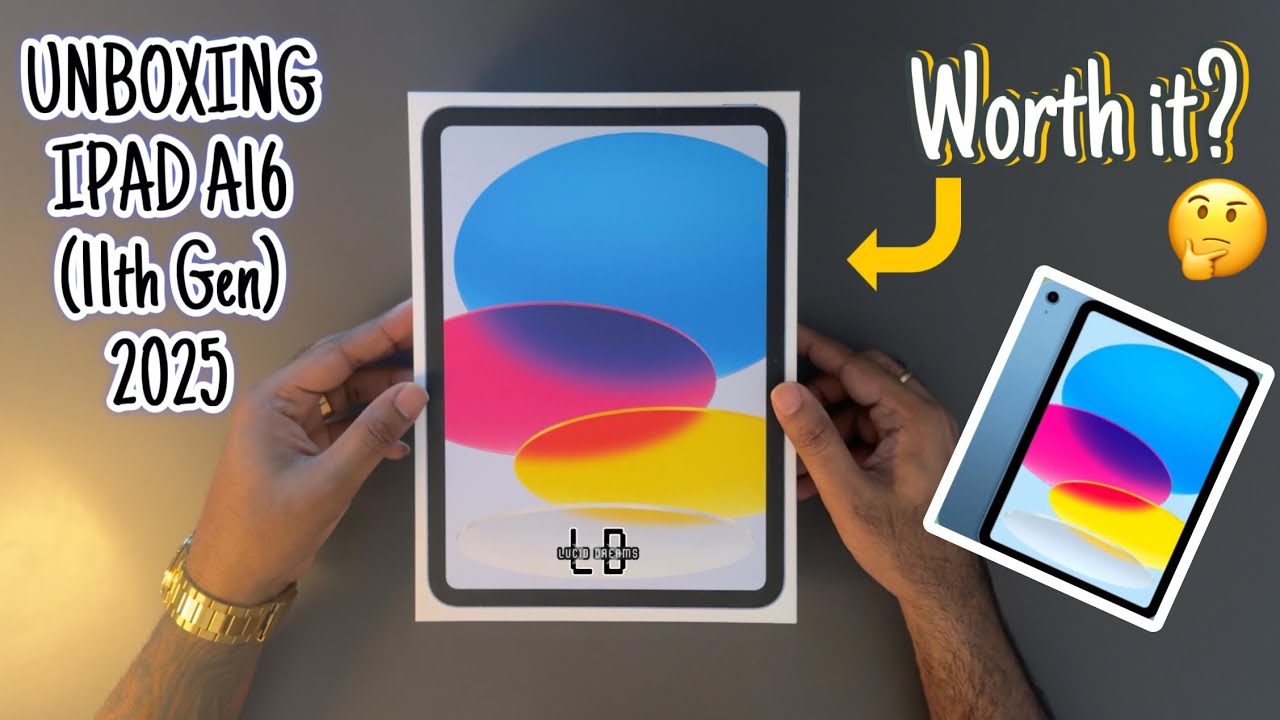 Unboxing iPad A16 11th Gen 2025 | ASMR | First Impression | Brand New ...