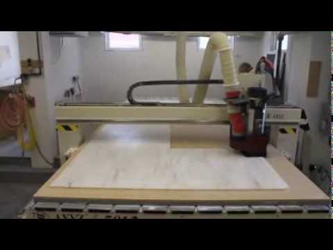 Corian Countertop - CNC and Seaming Process - YouTube