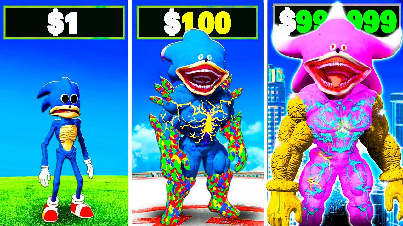 DE $1 A $1,000,000 SHIN SONIC en GTA 5!! (Sonic Tapes mod) - YouTube