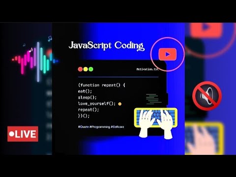 JavaScript First Video ASMR (NO TALK) #asmr #live #relaxing - YouTube