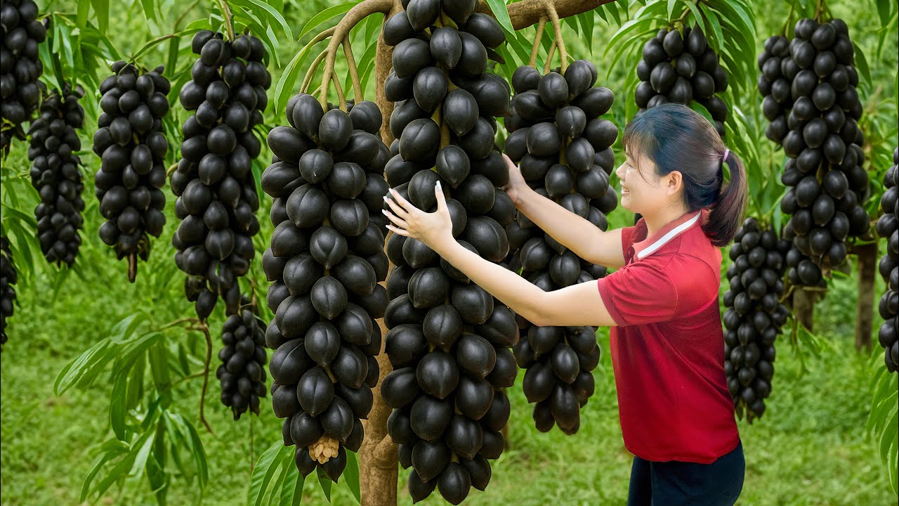 Harvesting Wild Toad Palm Fruits Goes To Market Sell - Nature’s ...