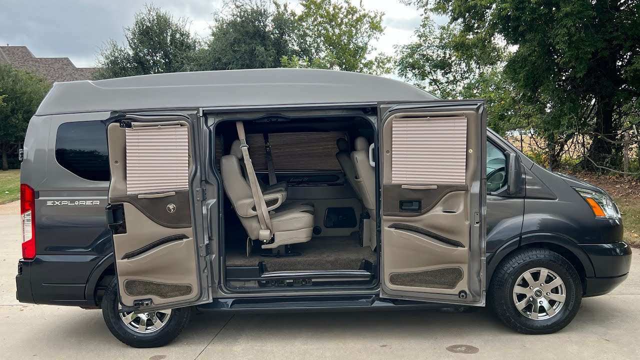 Custom Ford Transit Explorer Conversion Van! Must See!! - YouTube