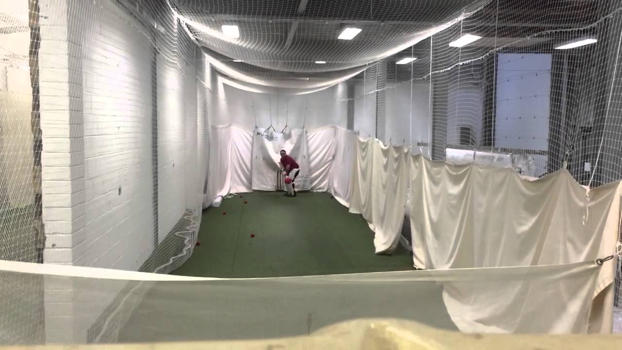 Cricket Batting Practice Fail - YouTube