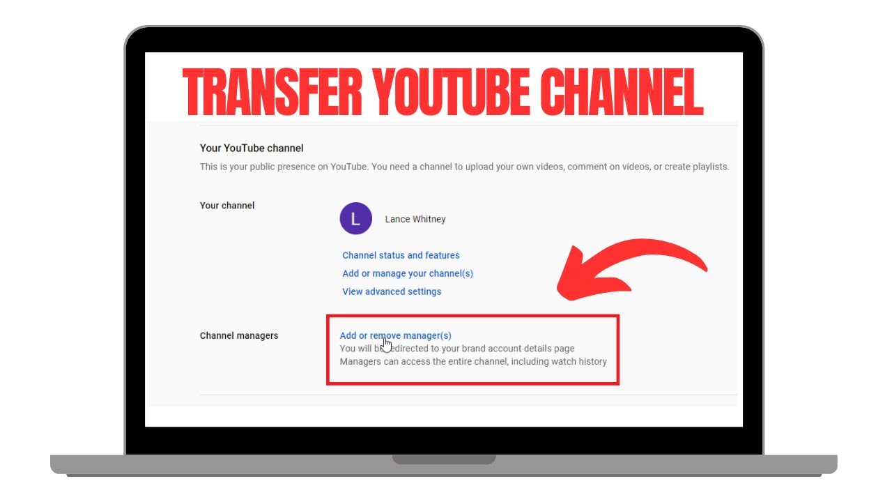 How to Transfer YouTube Channel to Another Google Account (EASY Guide ...