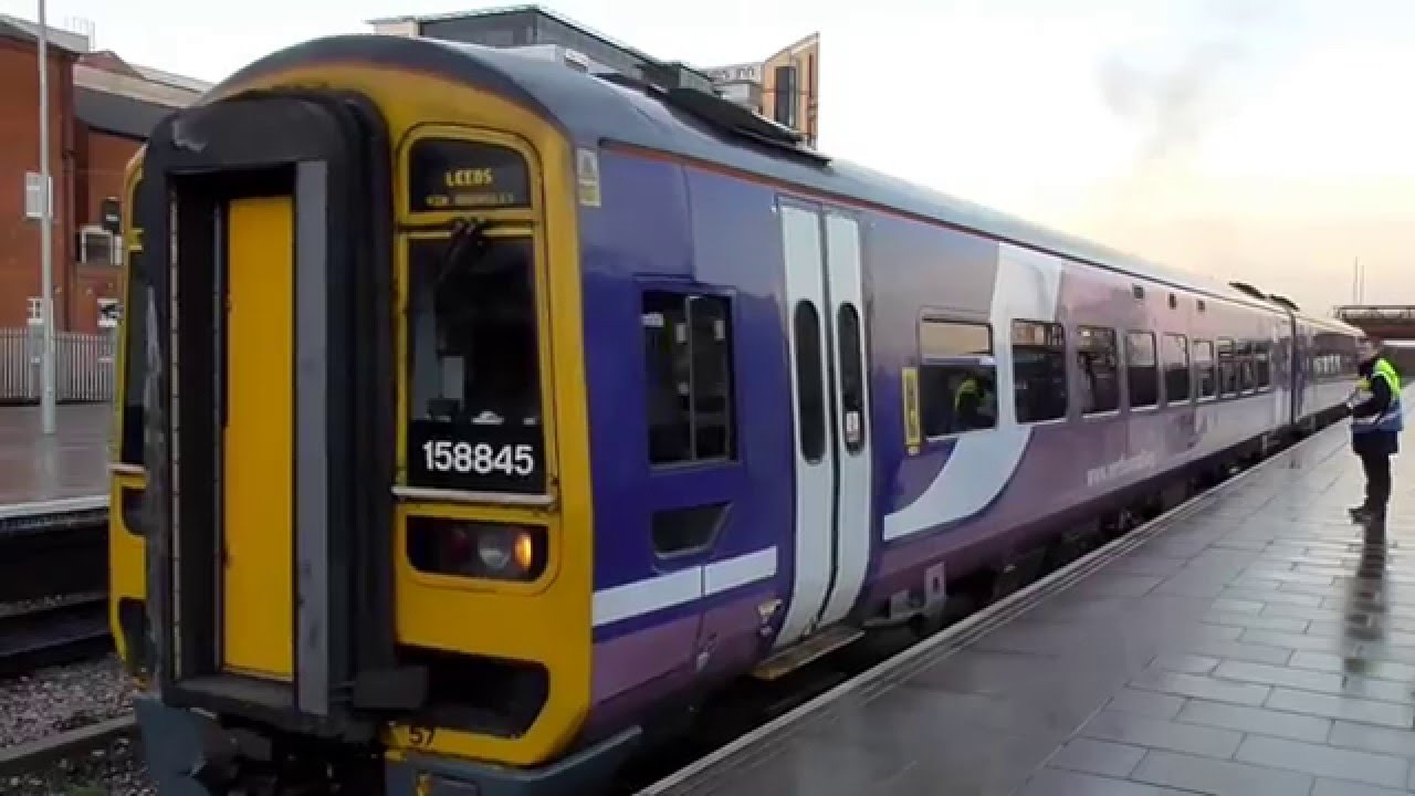 Northern Rail Class 158 Departing Nottingham (22/1/16) - YouTube