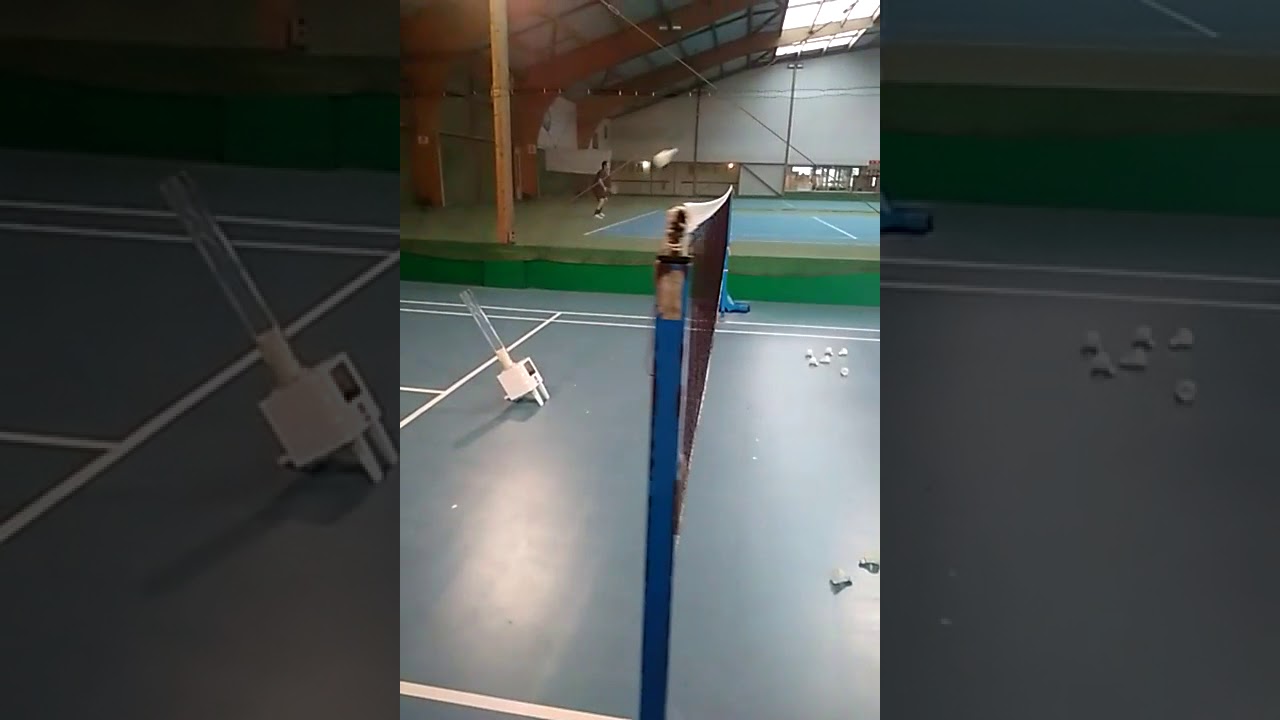 Practicing net shots - YouTube