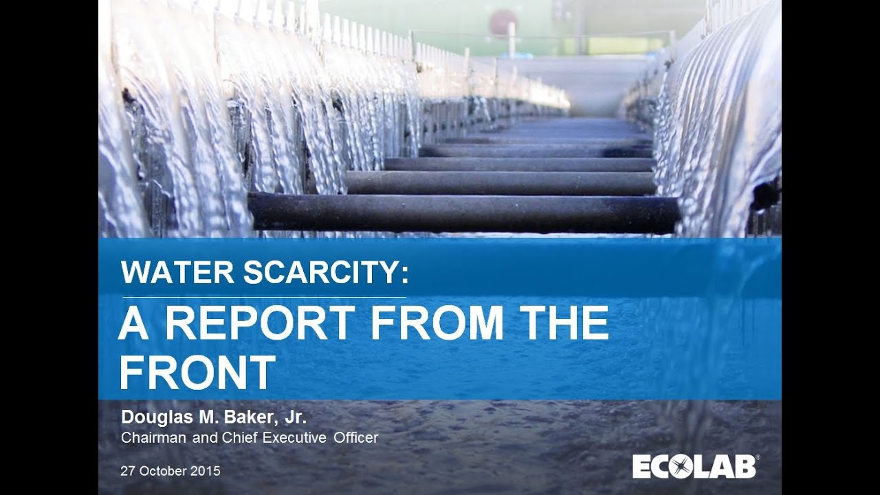 Closing Keynote Presentation from the Financial Times Water Summit from ...