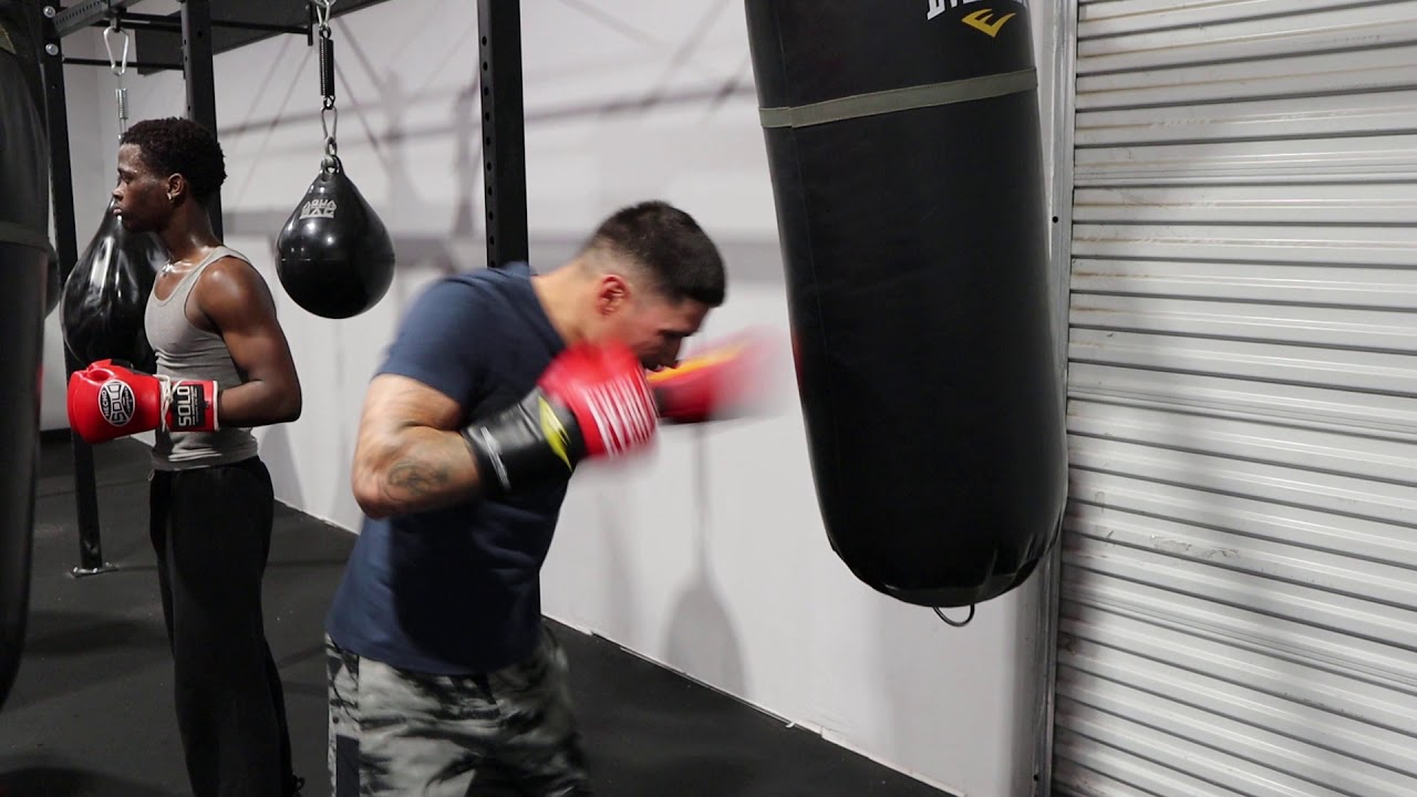 Rogelio De La Torre Putting In Some Work On the Heavybag - J Prince ...