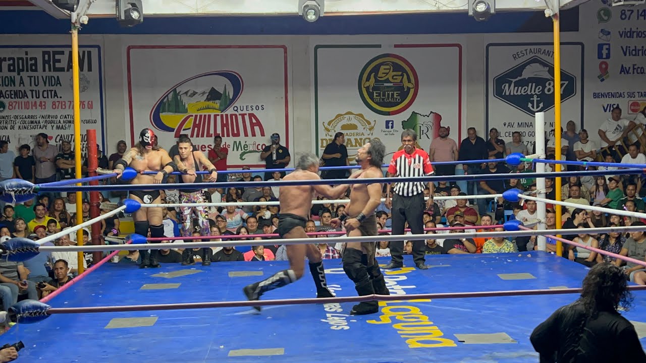 Negro Casas, Arabe Jr y El Elegido vs Black Taurus, Cavernario Galindo ...