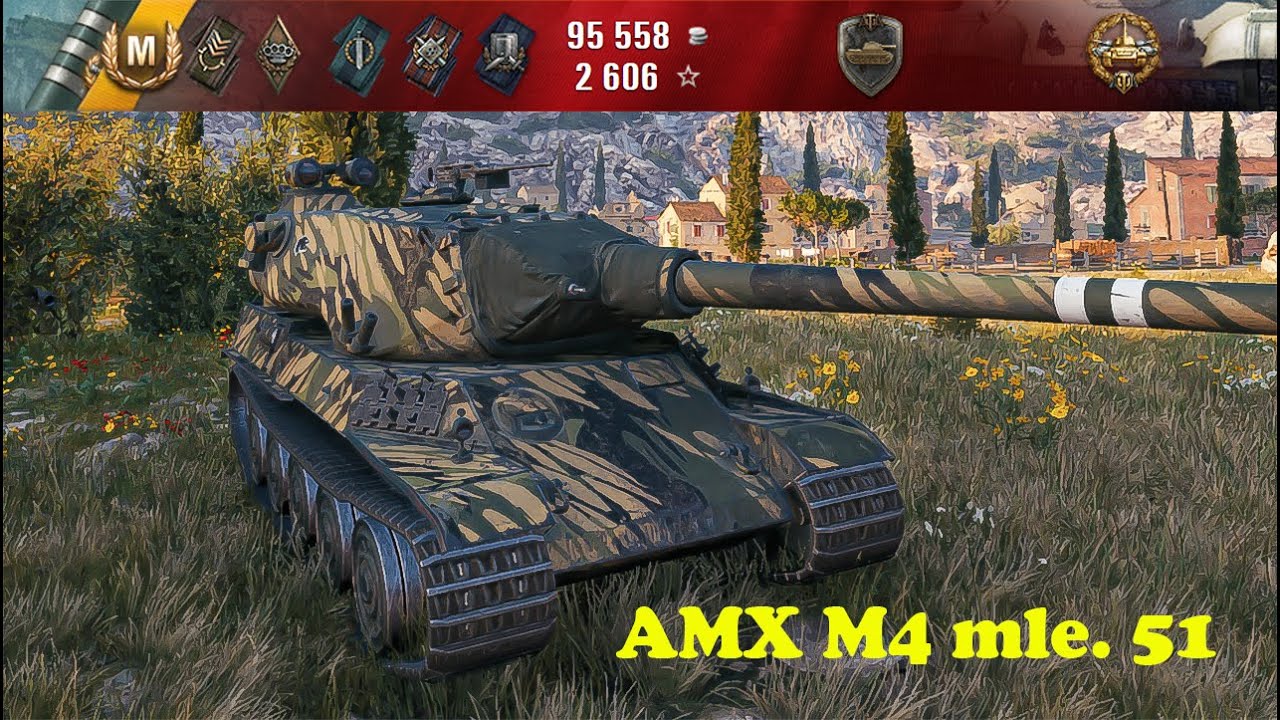 AMX M4 mle. 51 - World of Tanks UZ Gaming - YouTube