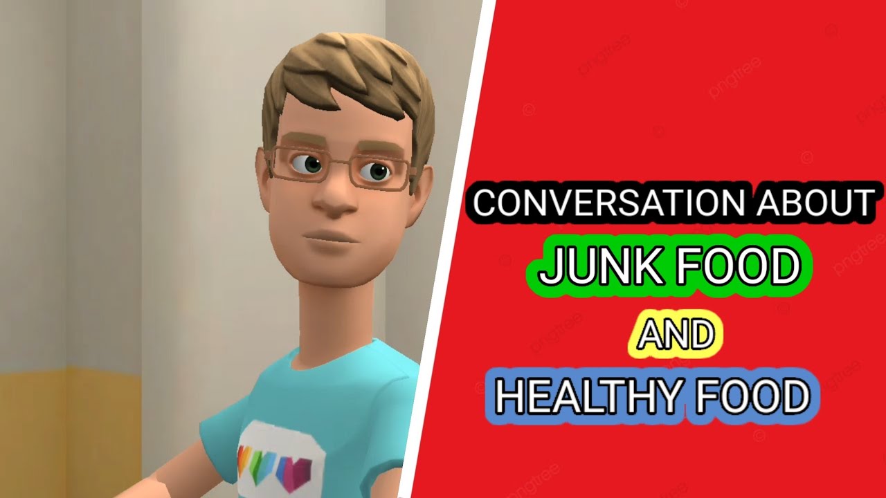 Junk food and healthy food || basic and easy conversation. # ...