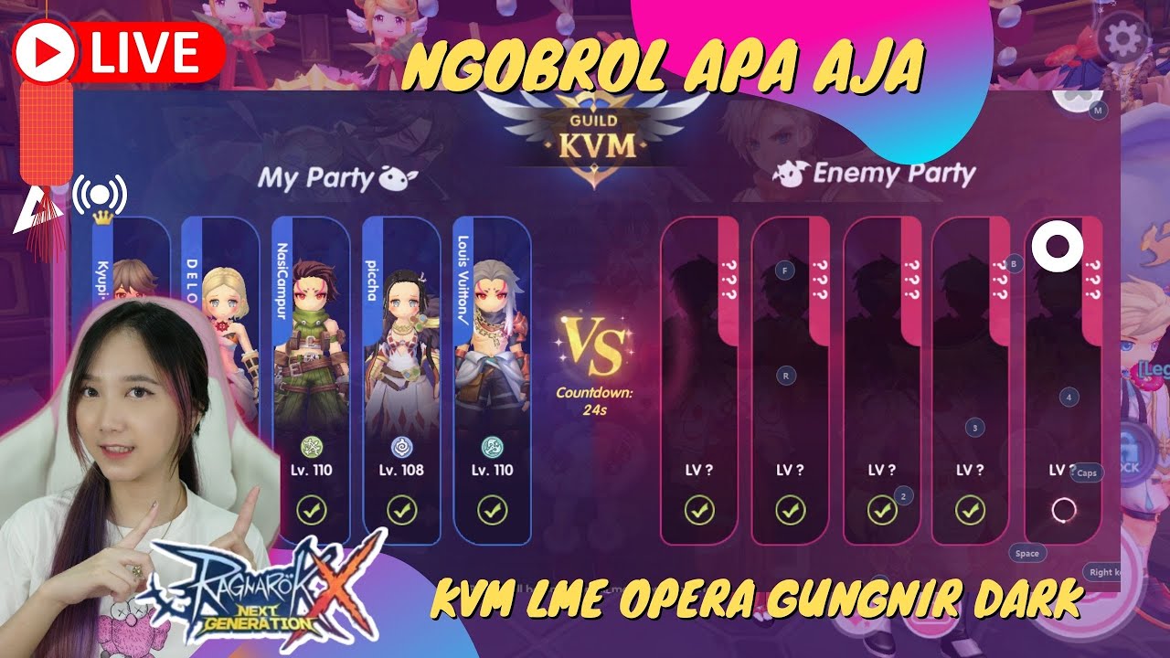 LIVE 214: KVM SAMBIL KERJA| PICCHA GAMING - YouTube