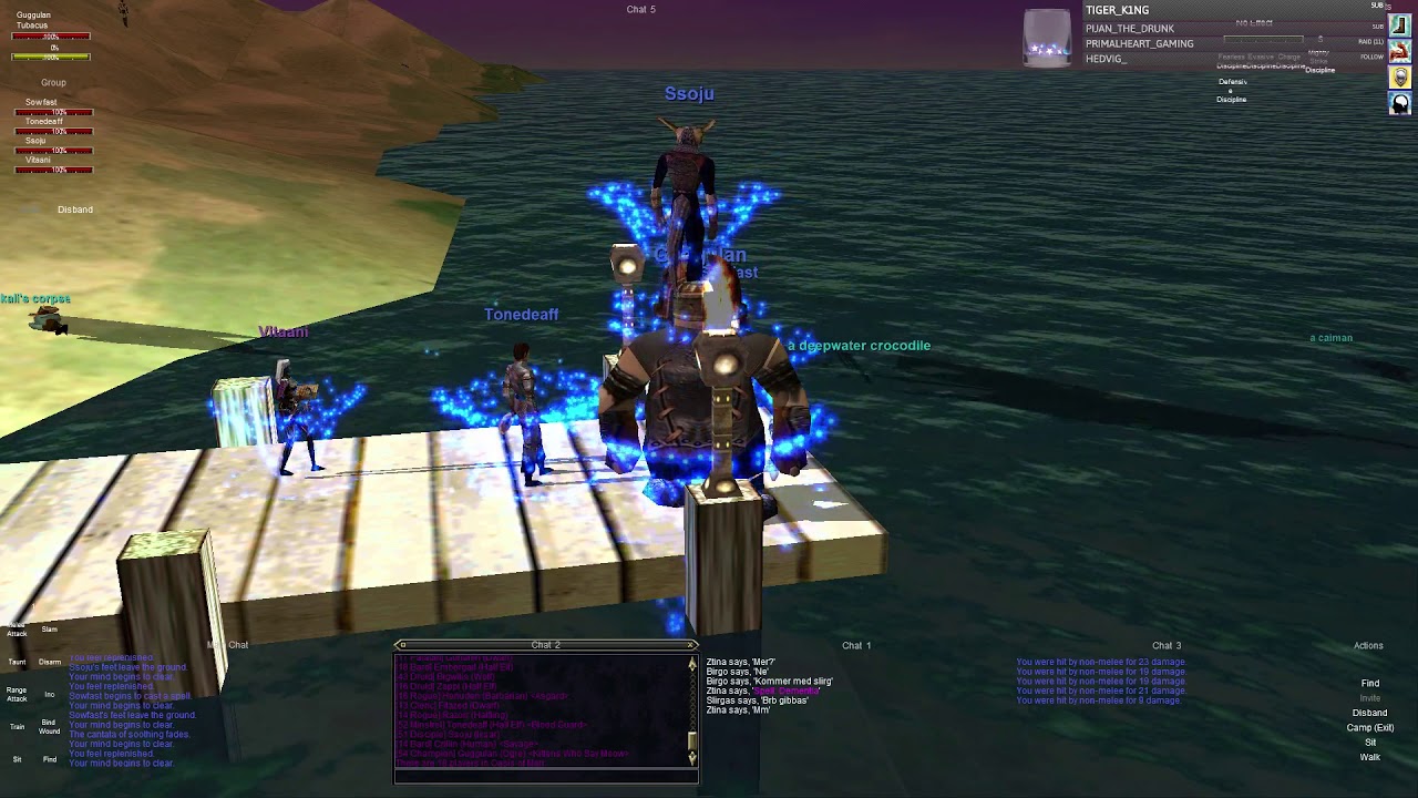 Everquest old school : Part 112 - Druid Epic Fight - Timorous Deep ...