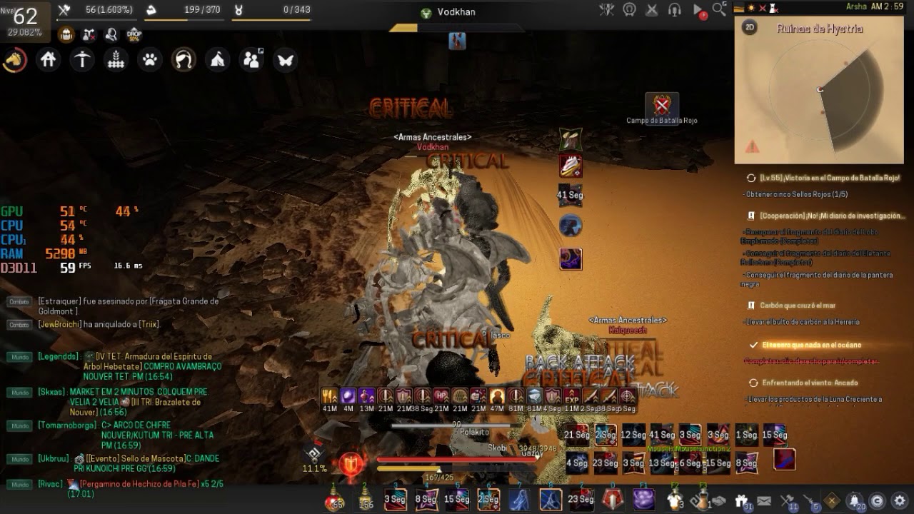 Hystria kuno bdo - YouTube