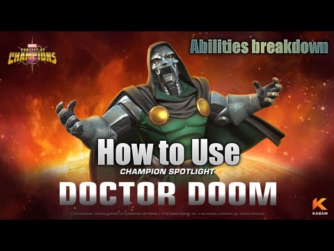 How to use Doctor Doom | Abilities breakdown | Marvel Contest of ...