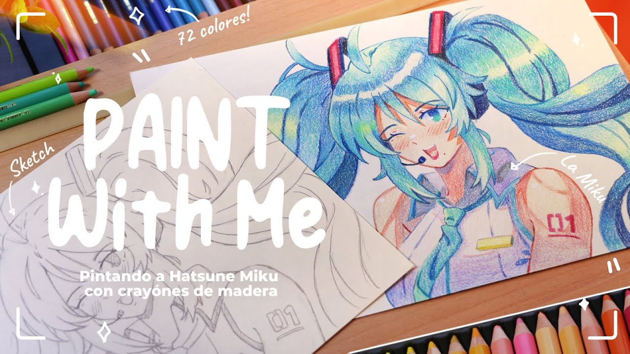 ¿Los MEJORES crayones CALIDAD-PRECIO? 🤔 ||💙 HATSUNE MIKU 💙 || Woomer 🖍️ ...