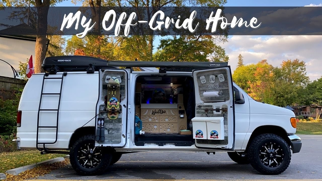 WHAT DID IT ALL COST // Closer Look At My Off-Grid Van Build With Happy ...