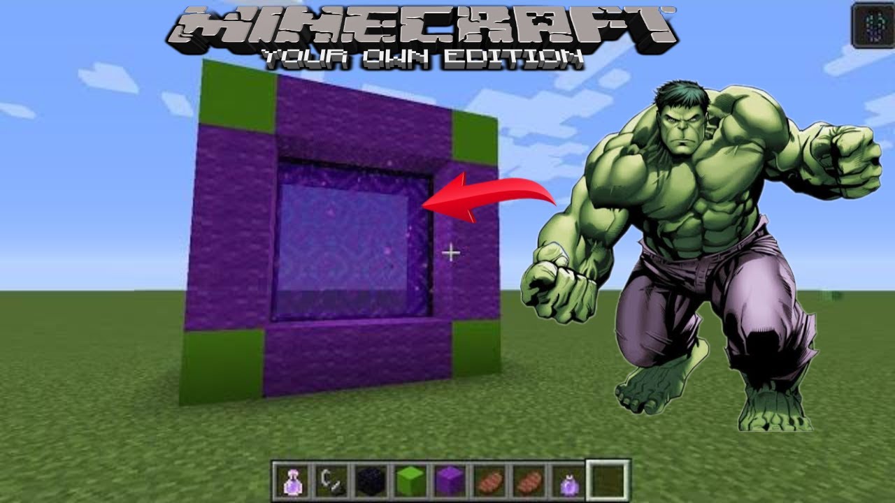 FADED - Allan Walker 'MINECRAFT'How to make'HULK'Portal'in PC. - YouTube