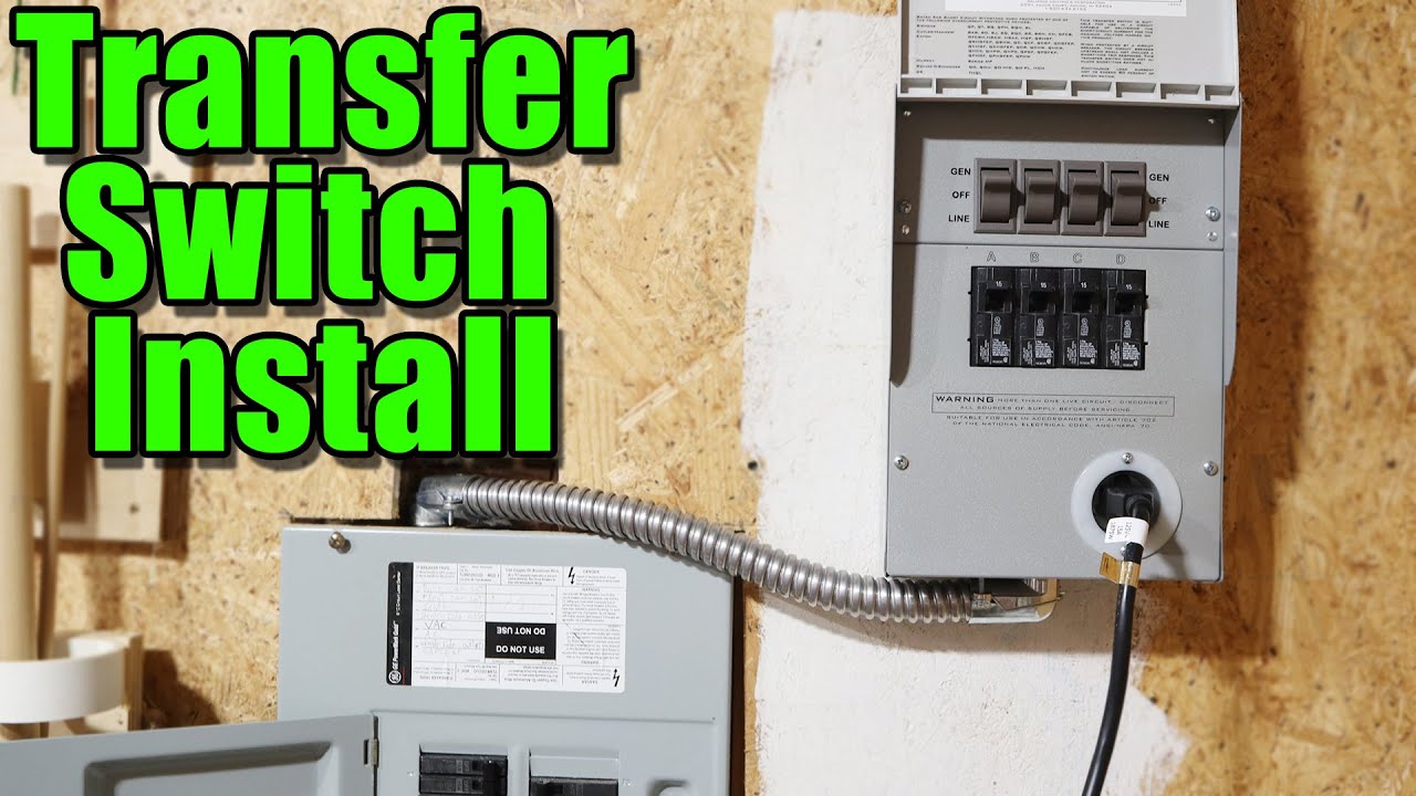 Transfer Switch full install and Project Solar 2000w Power Station ...