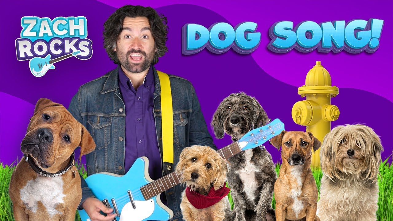 Dog Song for Kids 🐶 | Fun Puppy Dance & Sing-Along! | Zach Rocks - YouTube