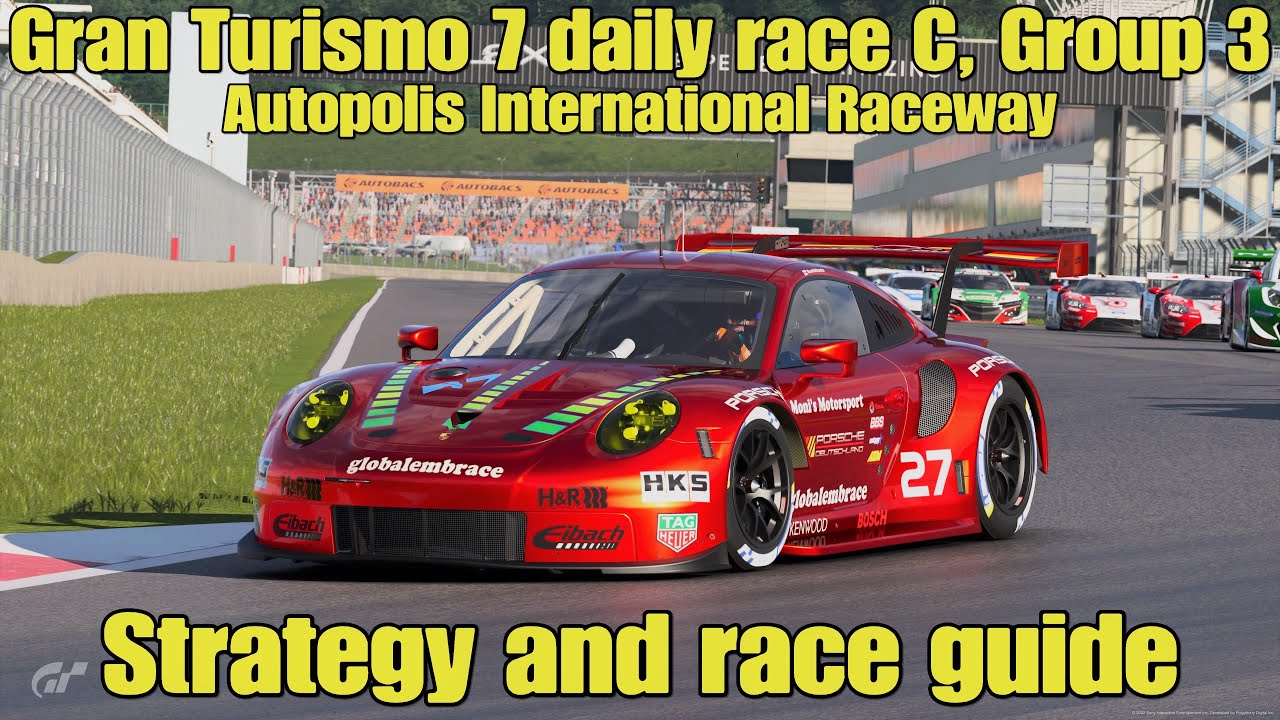 Gran Turismo 7 daily race C race and strategy guide.....Group 3 ...