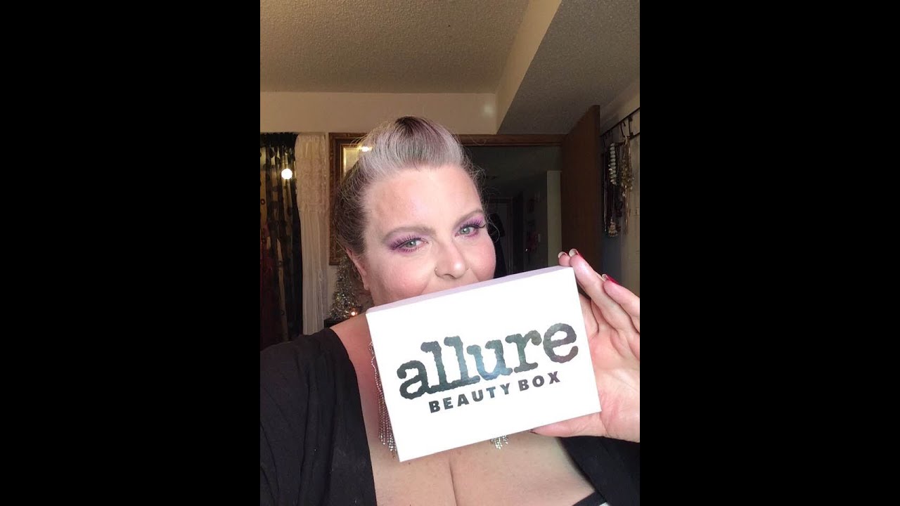 December Allure Subscription Box Feat a Colourpop look - YouTube