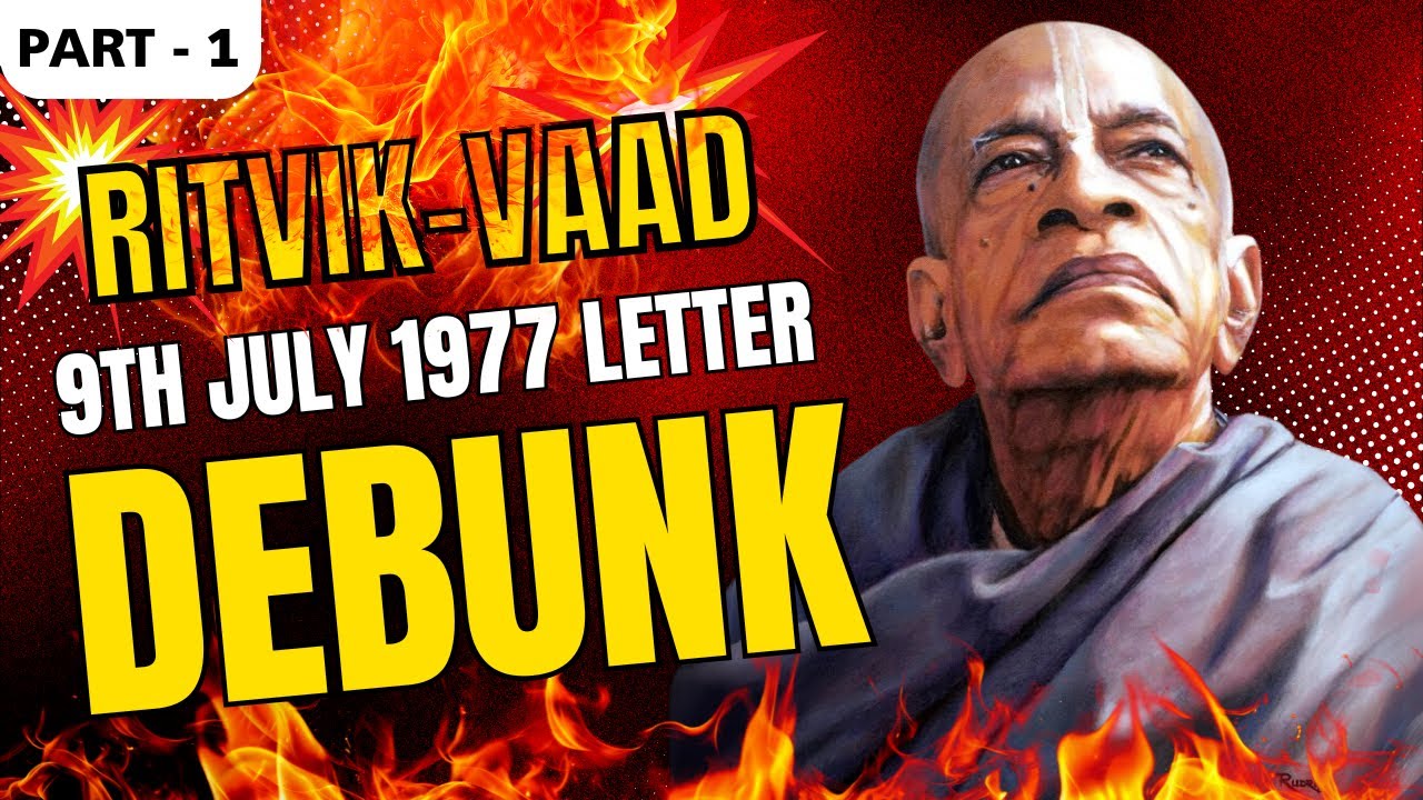 Ritvik-Vada || 9th July 1977 Letter - Debunk || (Part -1) || @Yoga-of ...