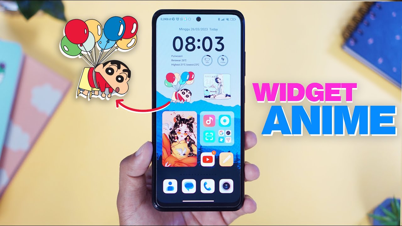 WIDGET ANIME !! Aktifin Widget Baru di Semua Xiaomi - YouTube