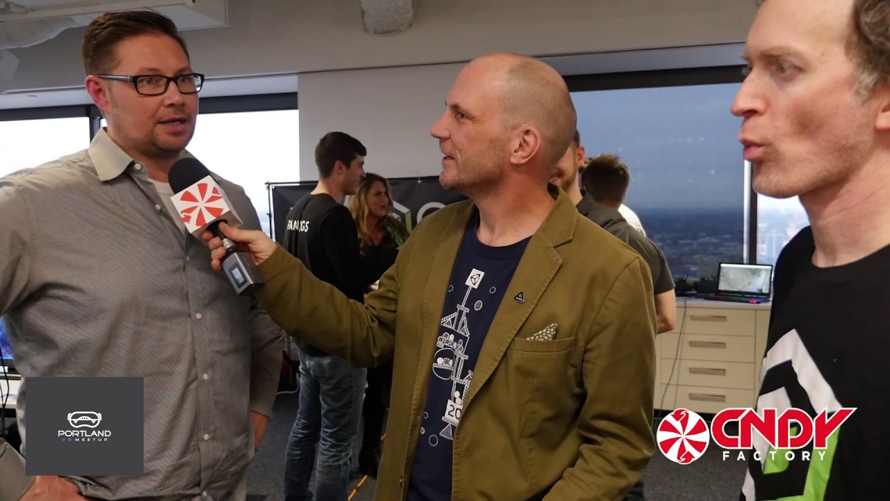 Tim Reha with Michael Franz and Gavin Farrell Pangos Portland VR Meetup ...