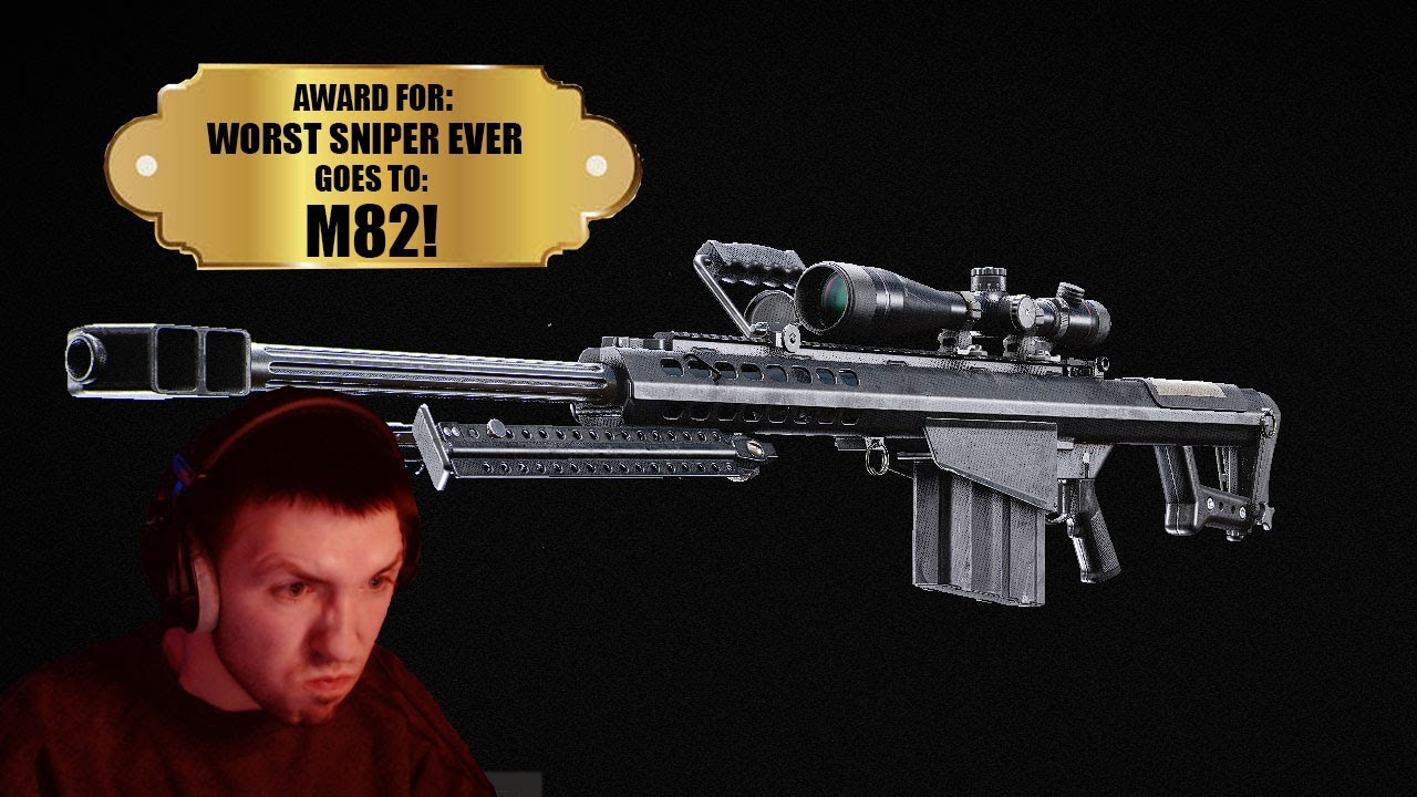 The WORST sniper in COLD WAR (M82) - YouTube