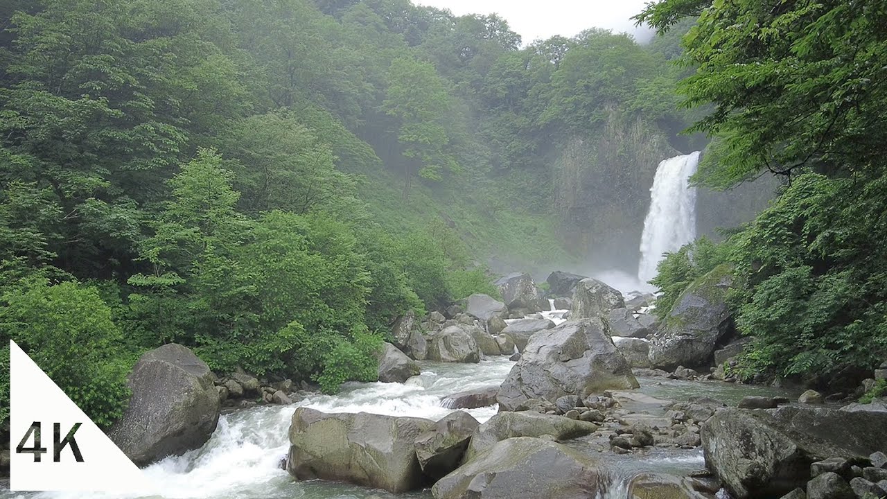 【4K】Watching the Naena Waterfall - Japan - YouTube