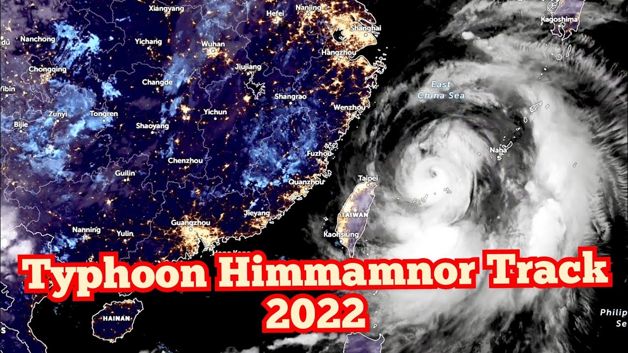 Super Typhoon Himmamnor/ Henry 2022 Track | Strongest Storm of the year ...